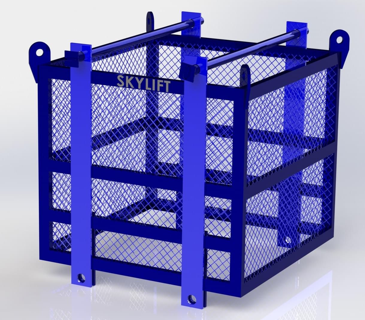 Skylift Material Lifting Cage | Modena Machinery, Dubai, UAE